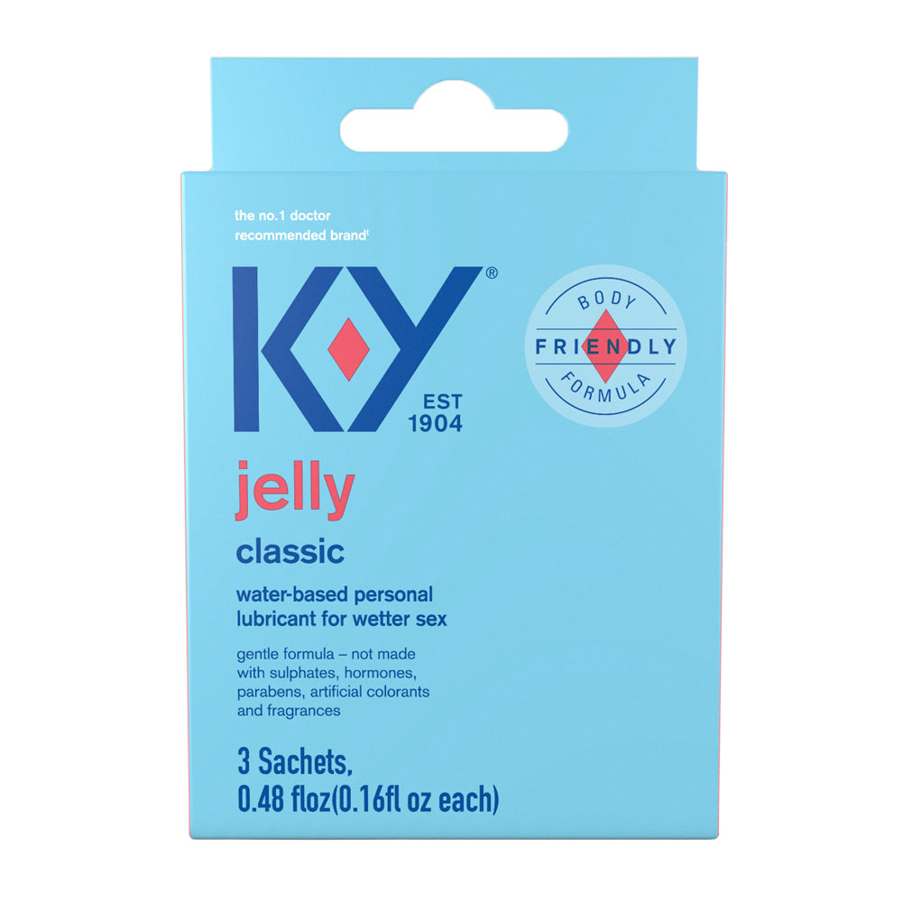 KY Jelly 3Pk Sachet .16 oz. – zensualtreasures