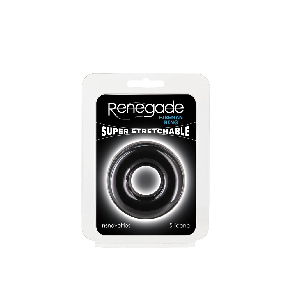 Renegade Fireman Ring Large Black – zensualtreasures