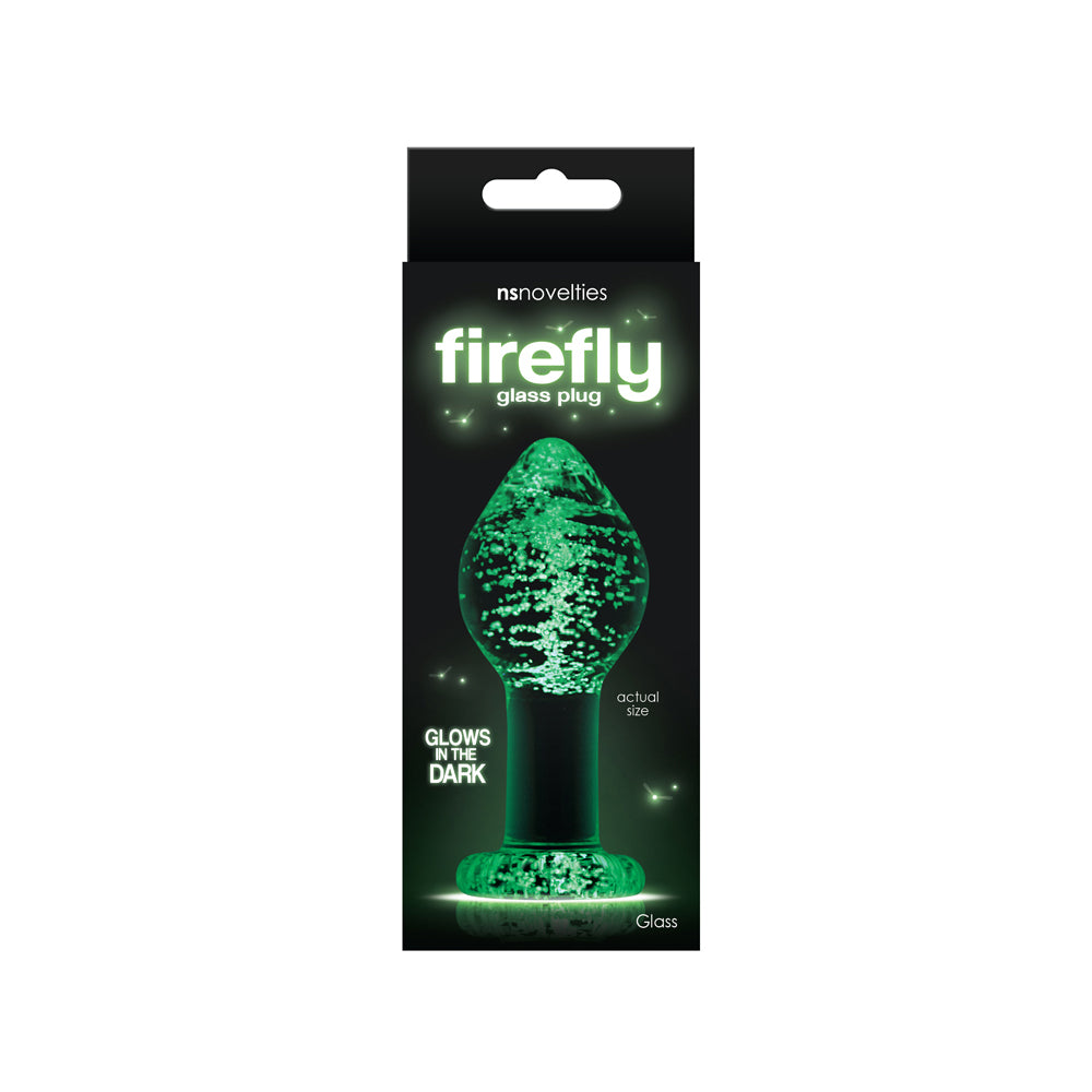 Firefly Glass Plug Large Clear – zensualtreasures